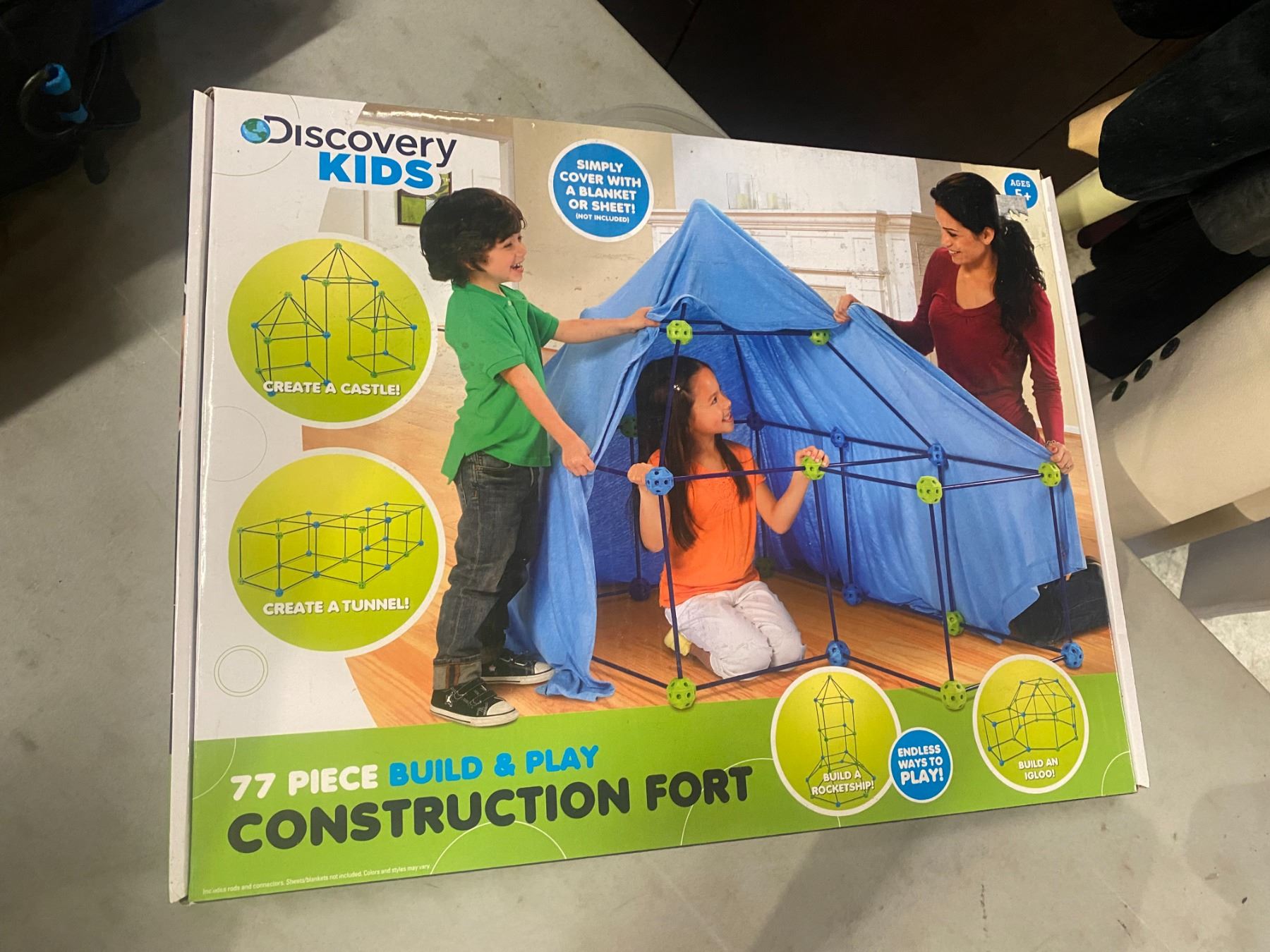 Discovery kids construction fort