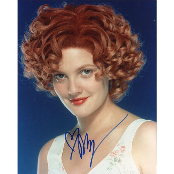 Drew Barrymore signed photo