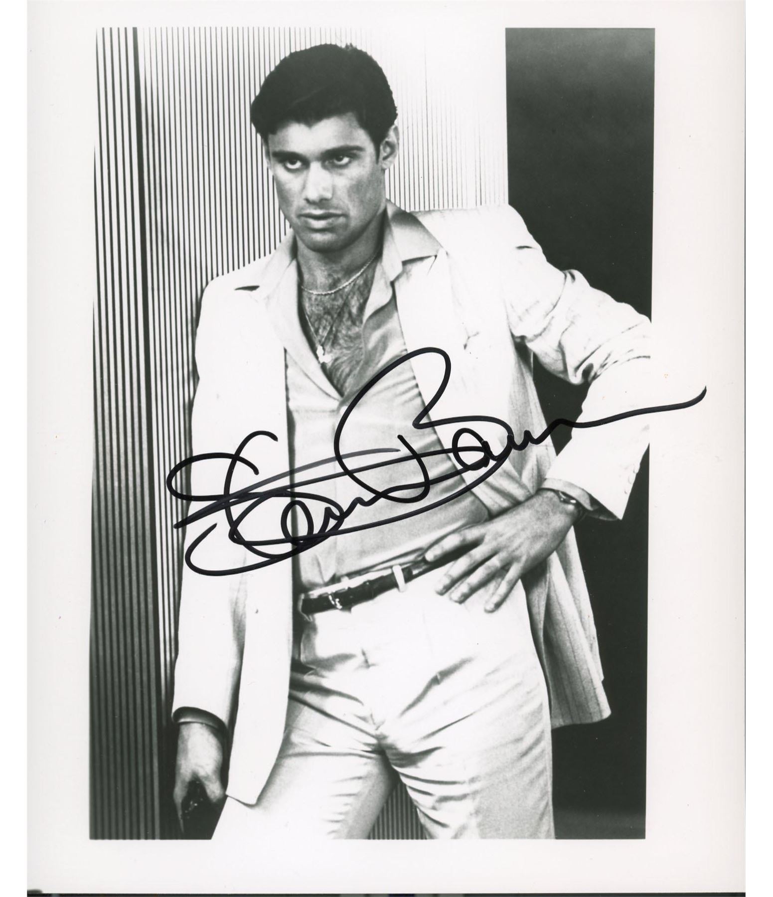 Steven Bauer signed Scarface photo