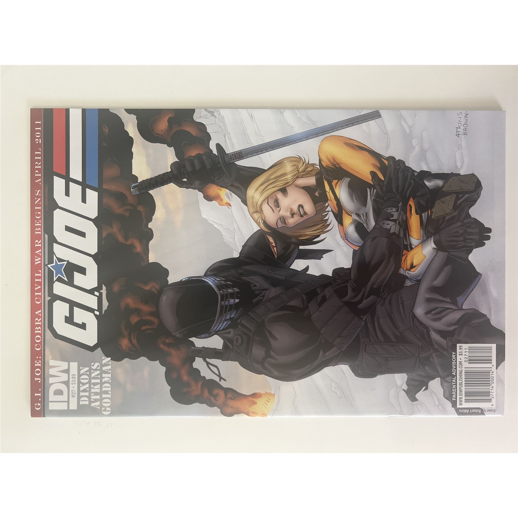 GI Joe Dixon Atkins Goldman #27 Comic Book