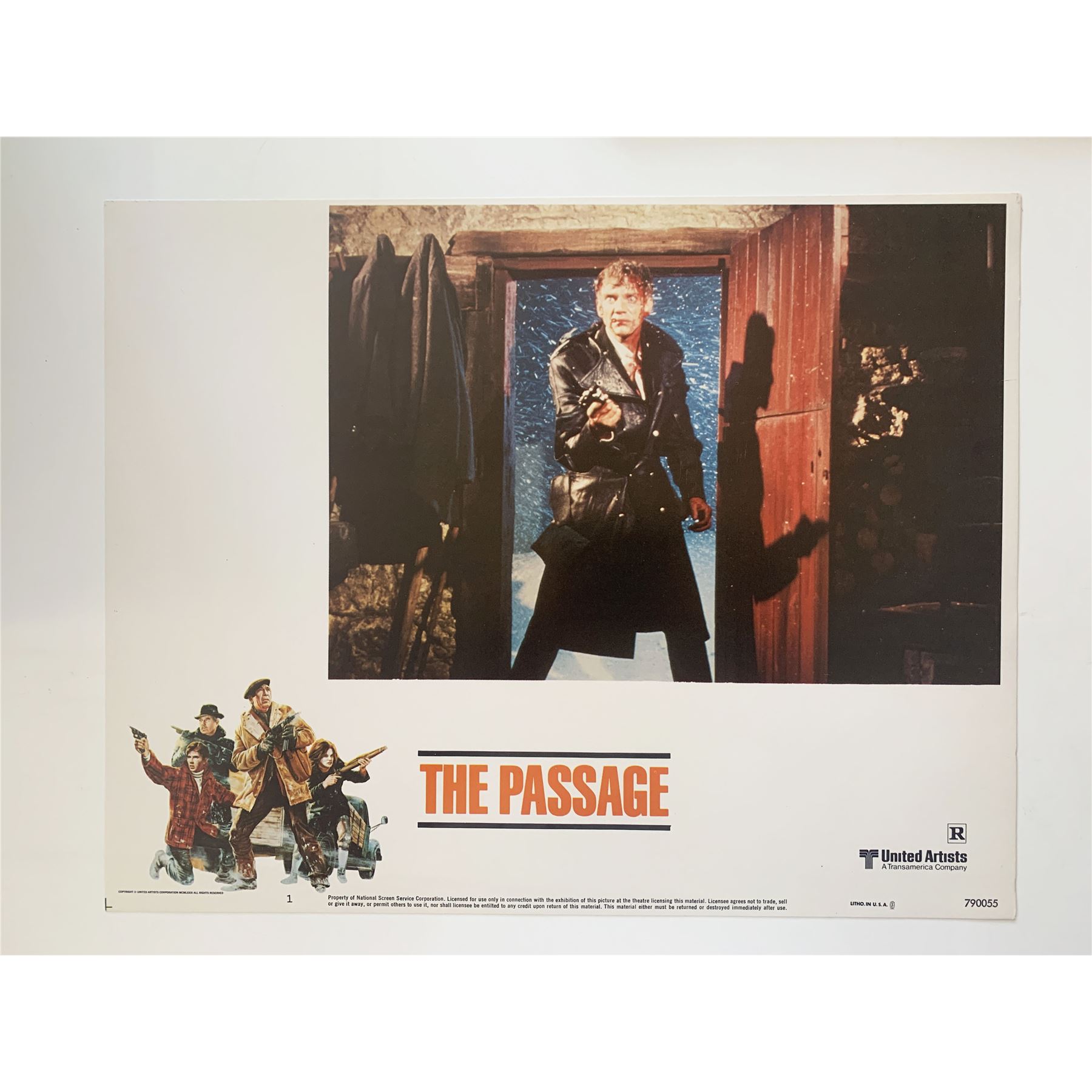 The Passage original 1979 vintage lobby card on heavy card stock. 11x14 ...