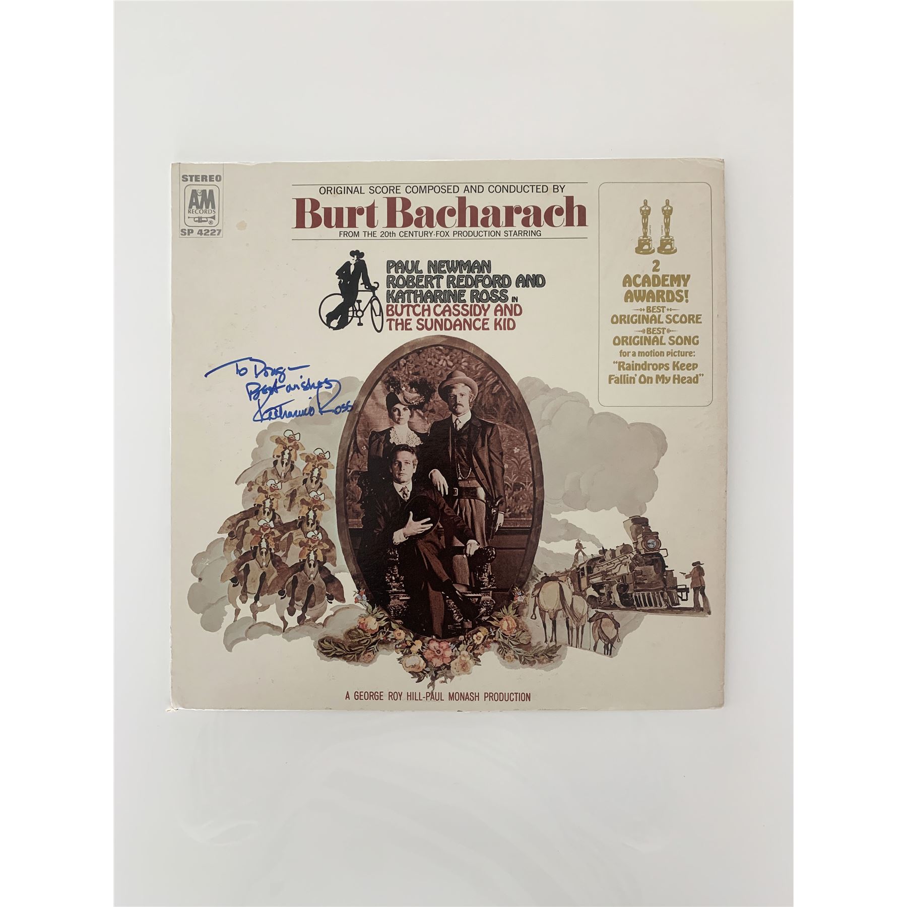 Butch Cassidy And The Sundance Kid signed album