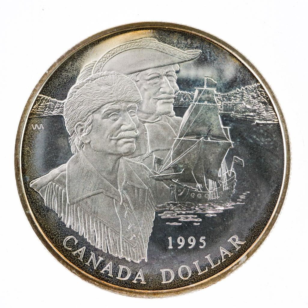 Canada 1995 Sterling Silver Proof Dollar
