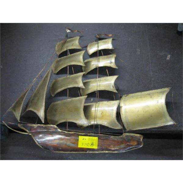 METAL ART SHIP WALL HANGING METAL ART SHIP WALL HANGING