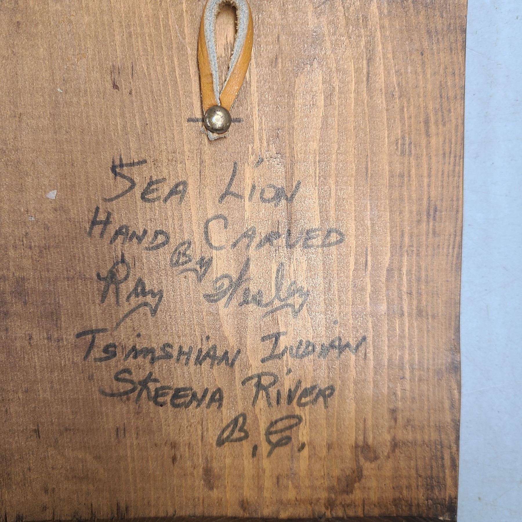 RAY WESLEY (1935 - ) - TSIMSHIAN ARTIST - CANADIANL FIRST NATIONS ...