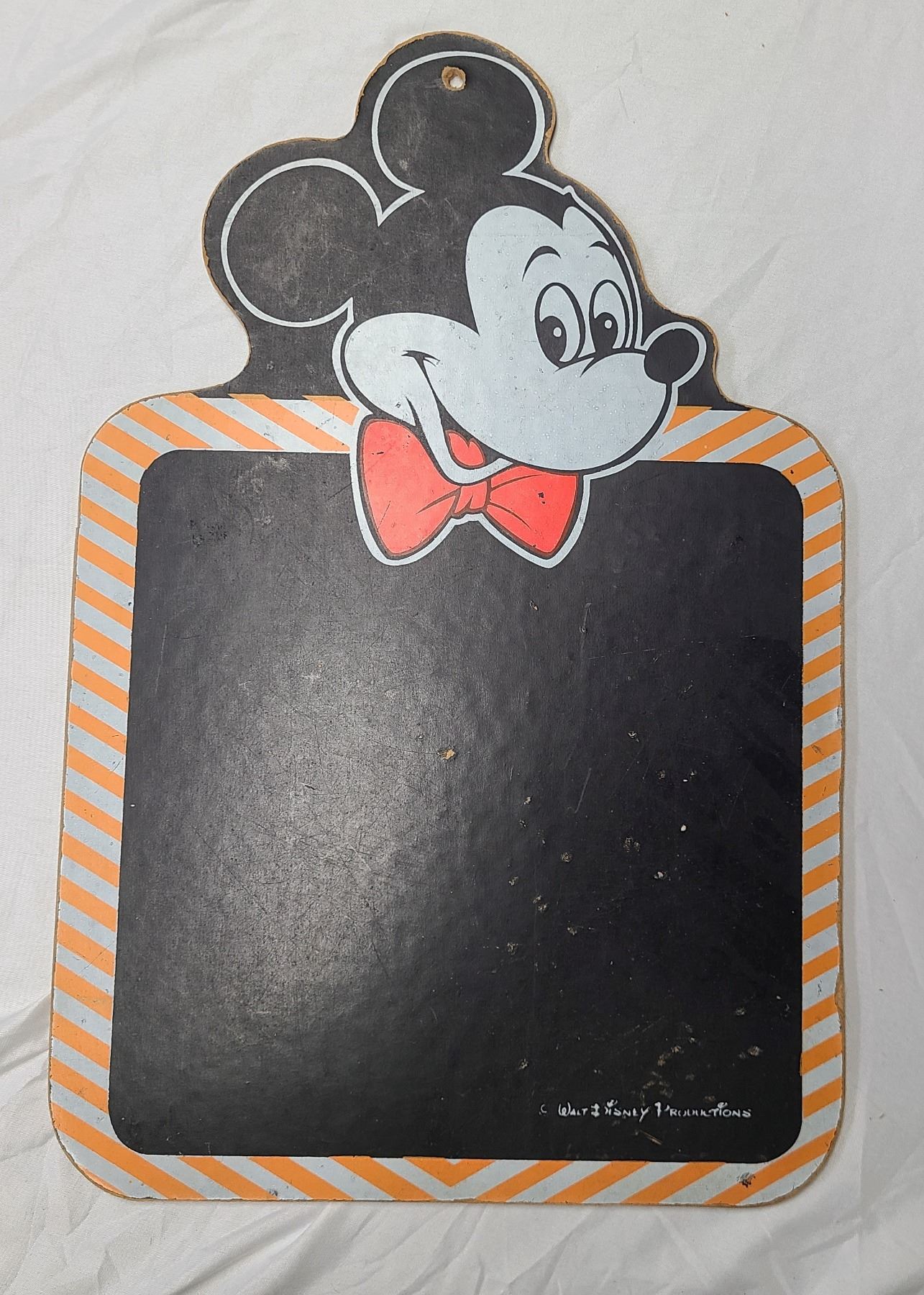 Vintage Mickey Mouse Walt Disney Blackboard - Chalkboard