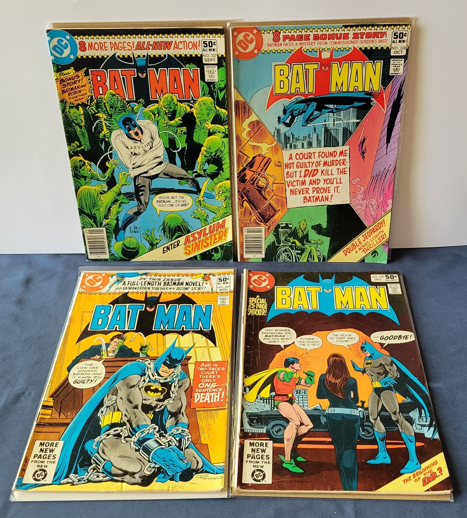 4 Batman Comics 1980s B