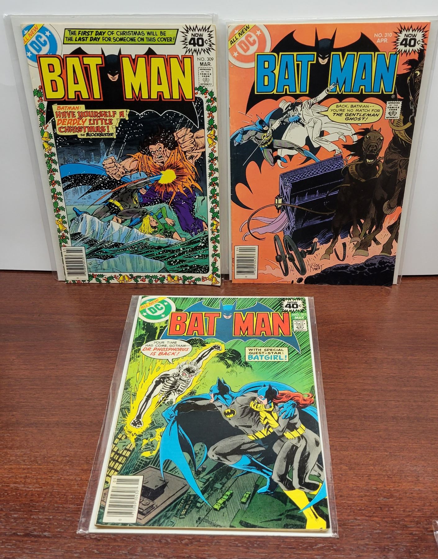 Batman #309-311 Newsstands