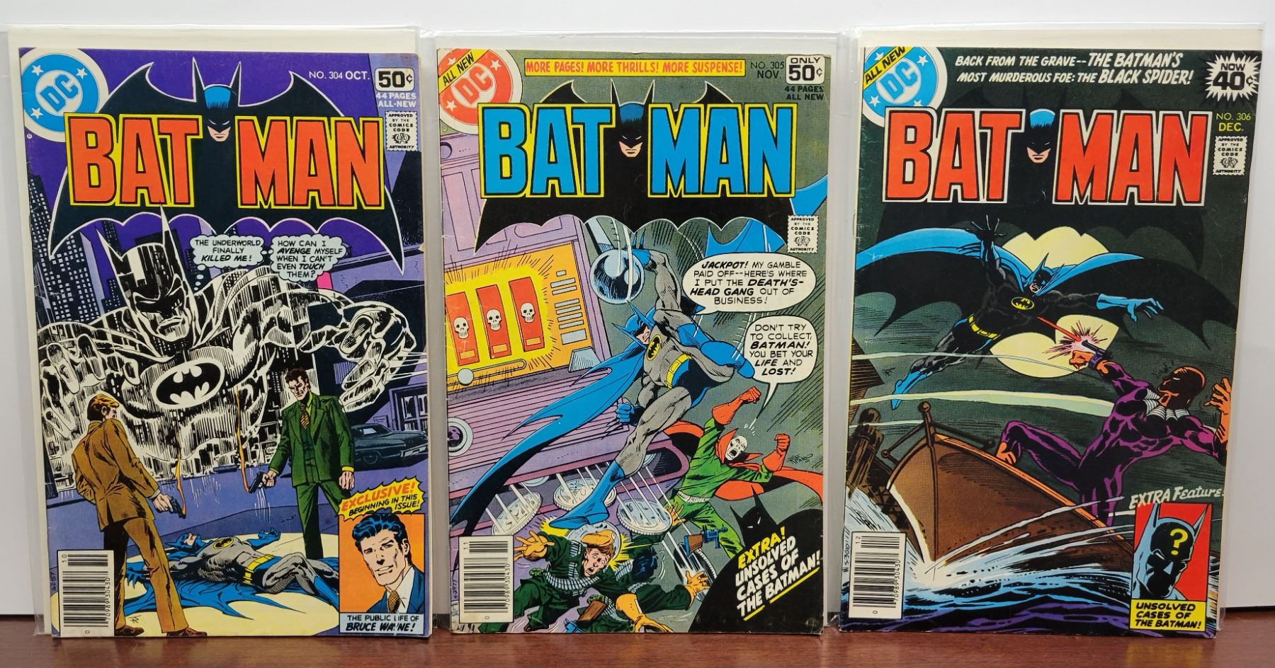 Batman #340-306 Newsstands