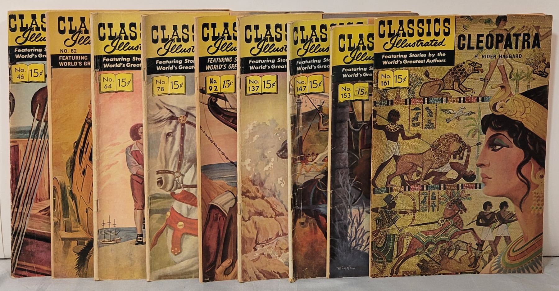9 Classic Illustrated 15 Cent Comics B