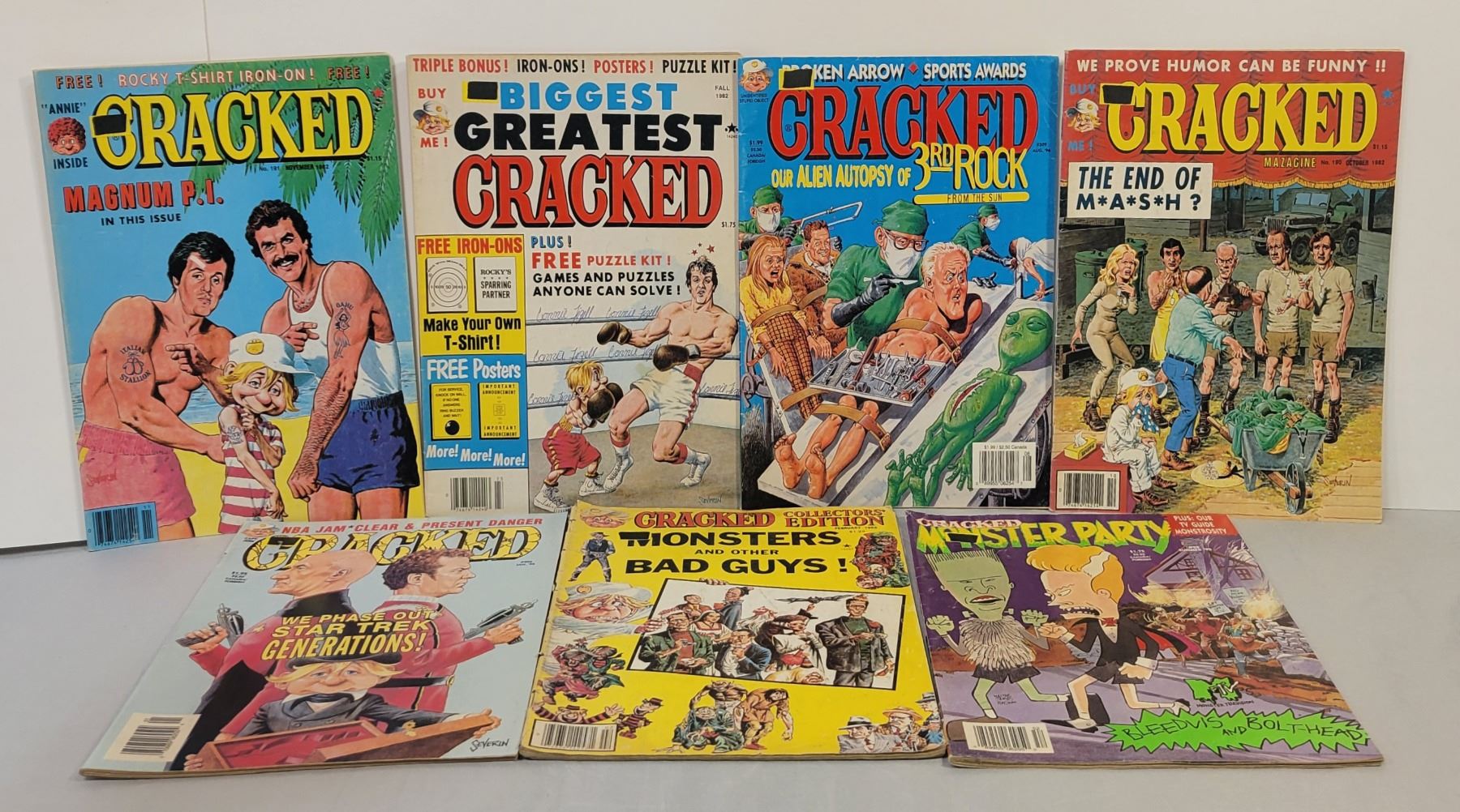 7 Cracked Magazines
