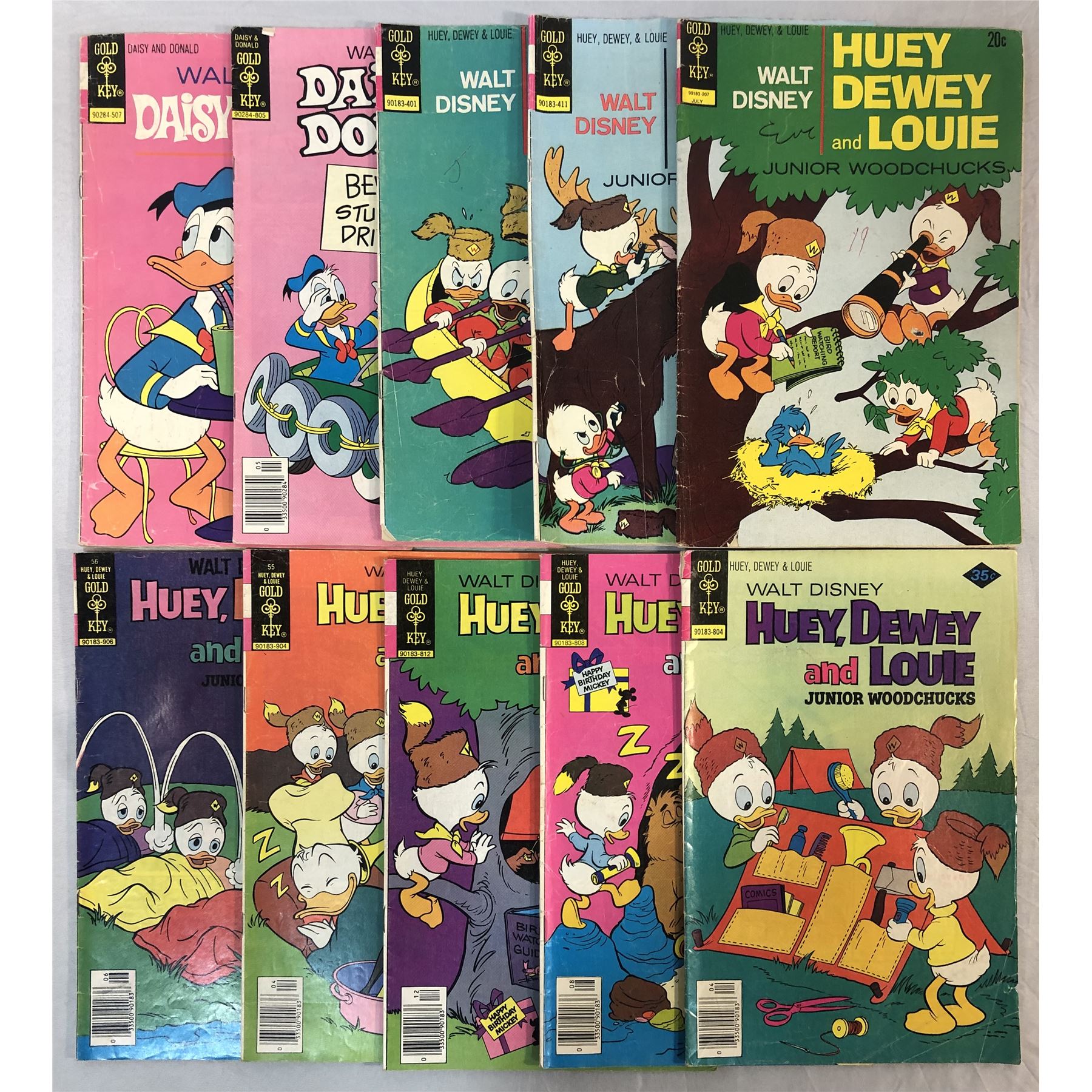 10 Disney Gold Key Comics