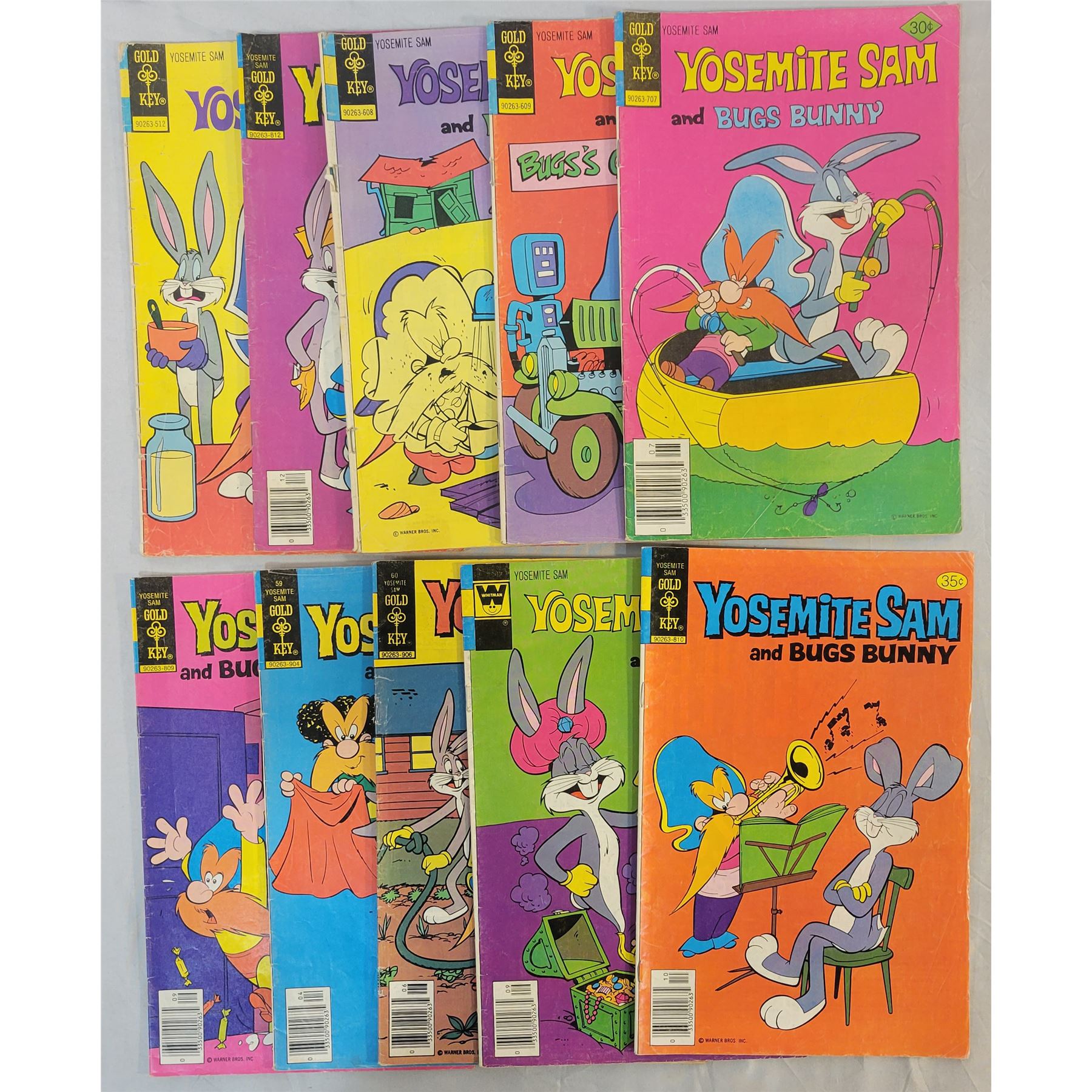 10 Vintage Yosemite 7 Bugs Comics