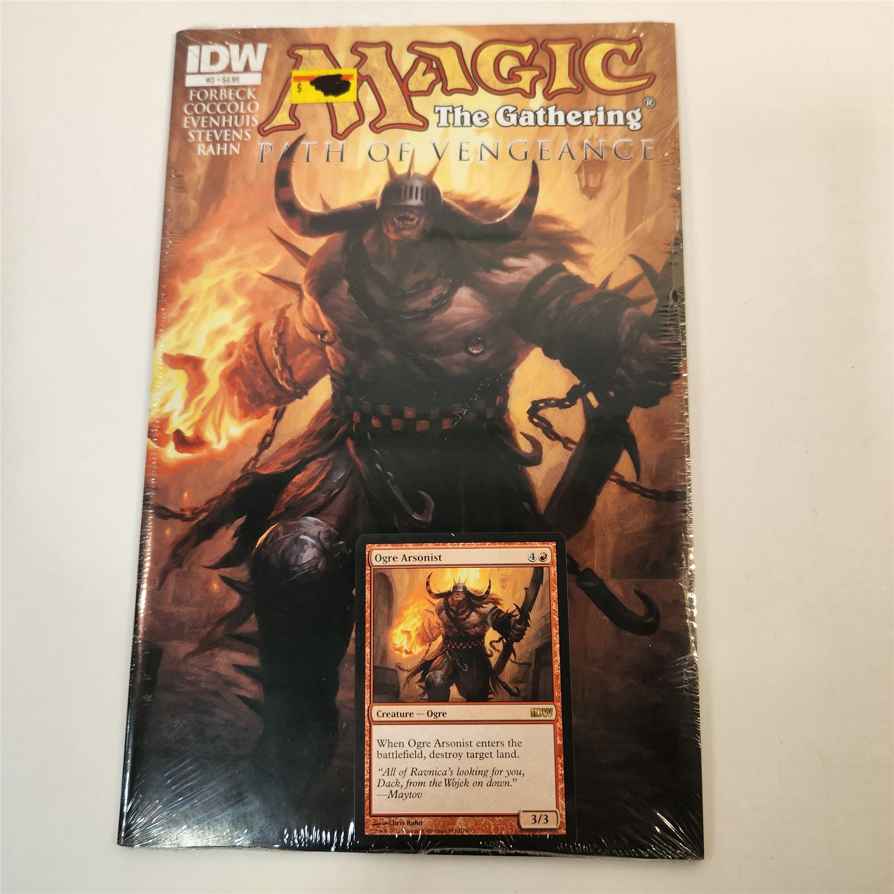 MTG Path of Vengeance Comic + Card