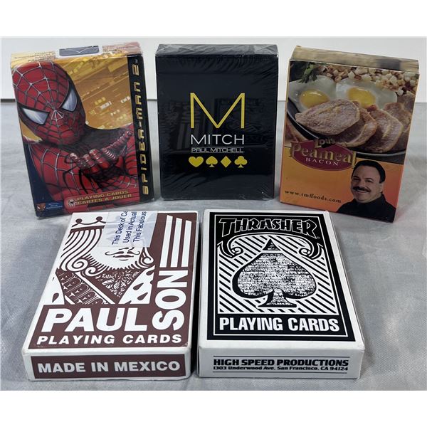 5 Themed Decks of Cards