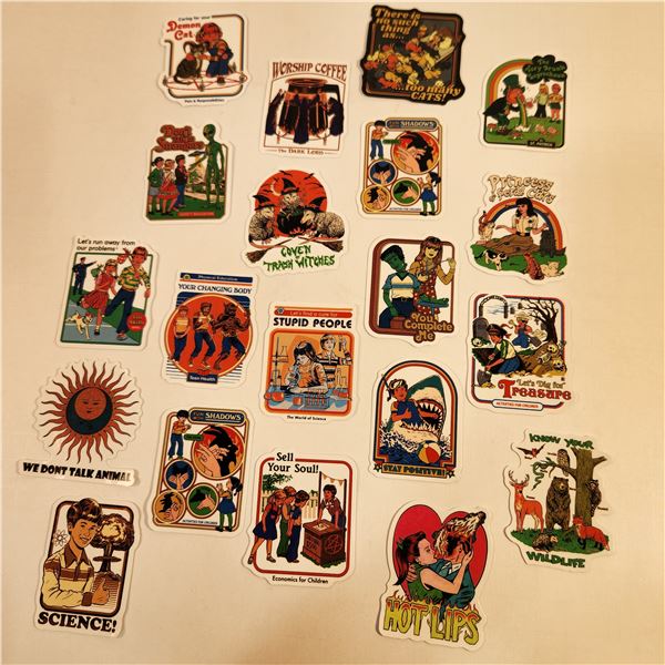 20 Satirical/Parody Stickers