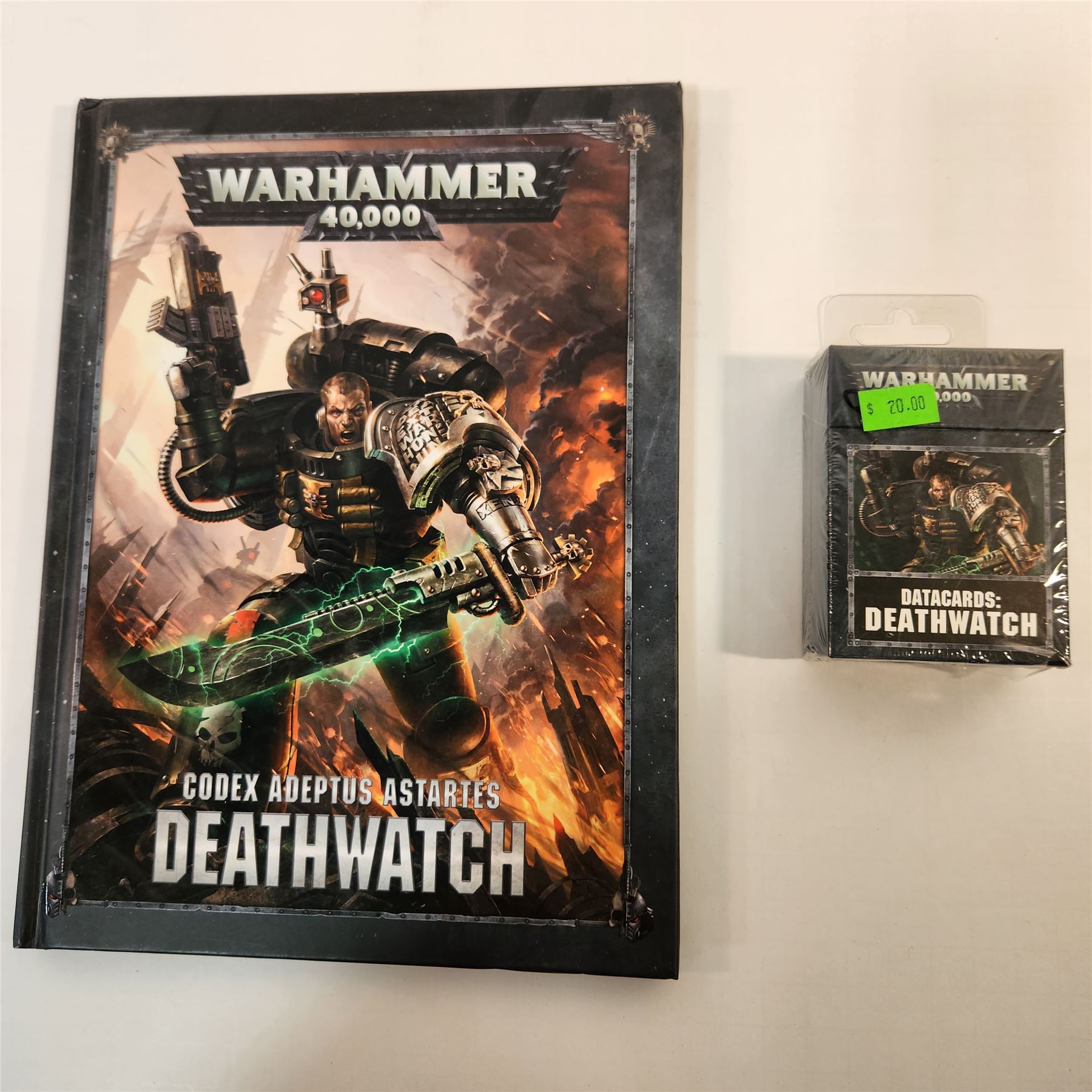 Warhammer 40K Deathwatch Book & Cards