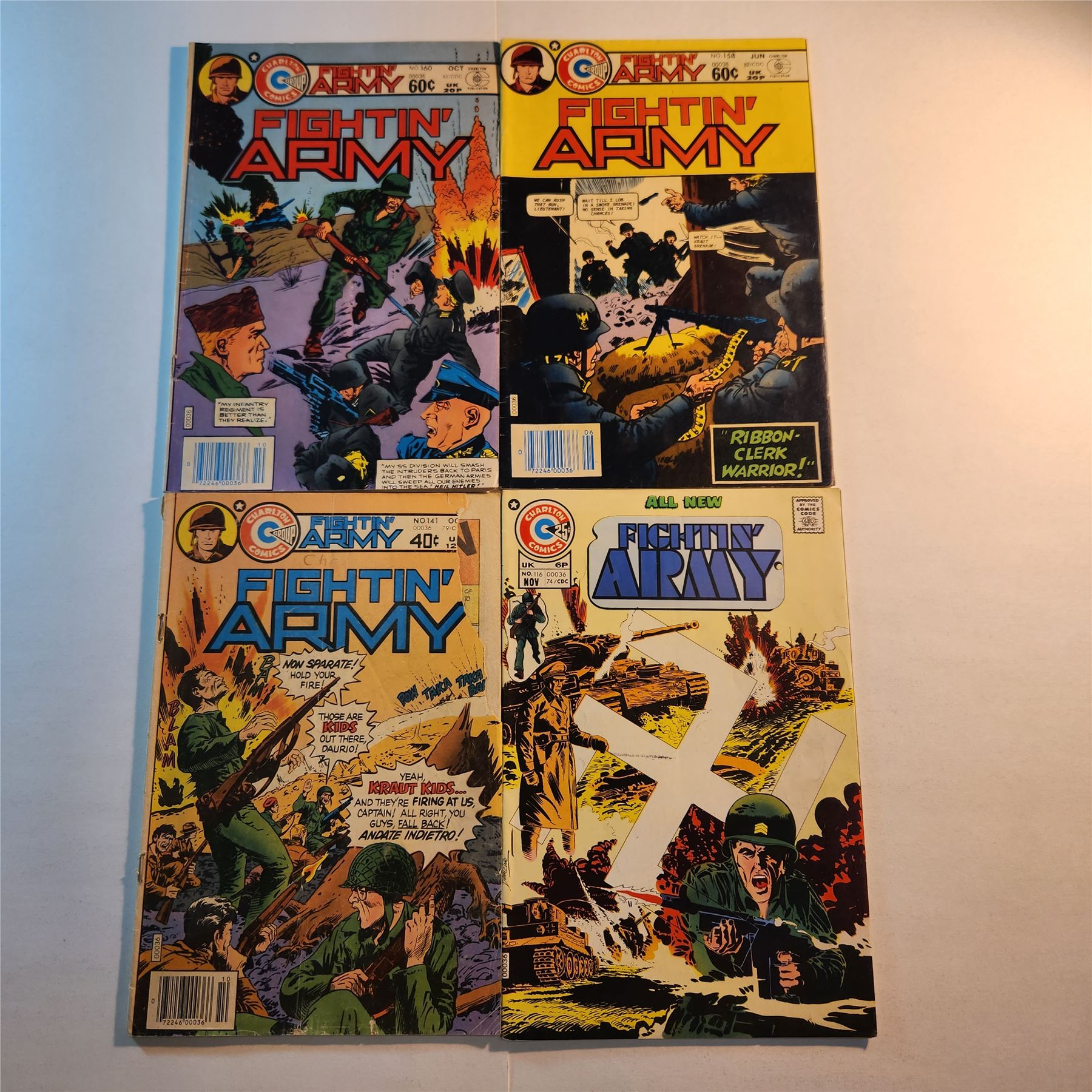 4 Fightin' Army Comics