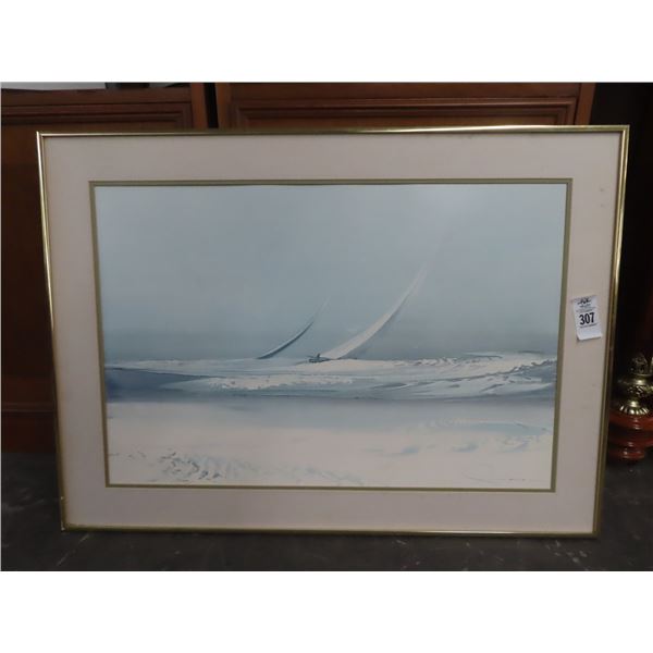 Framed Sailboat Print 36 X 26 Framed Sailboat Print 36 X 26