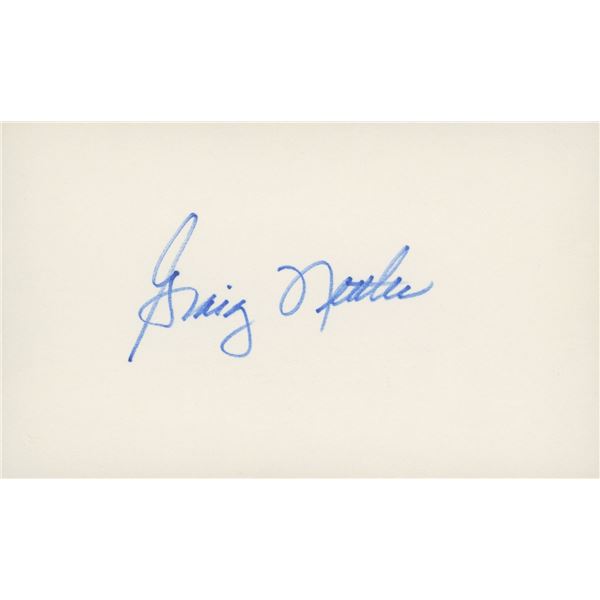 Craig Nettles original signature