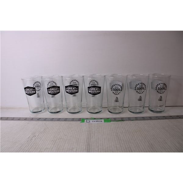 7 Great Western Glasses Bodnarus Auctioneering