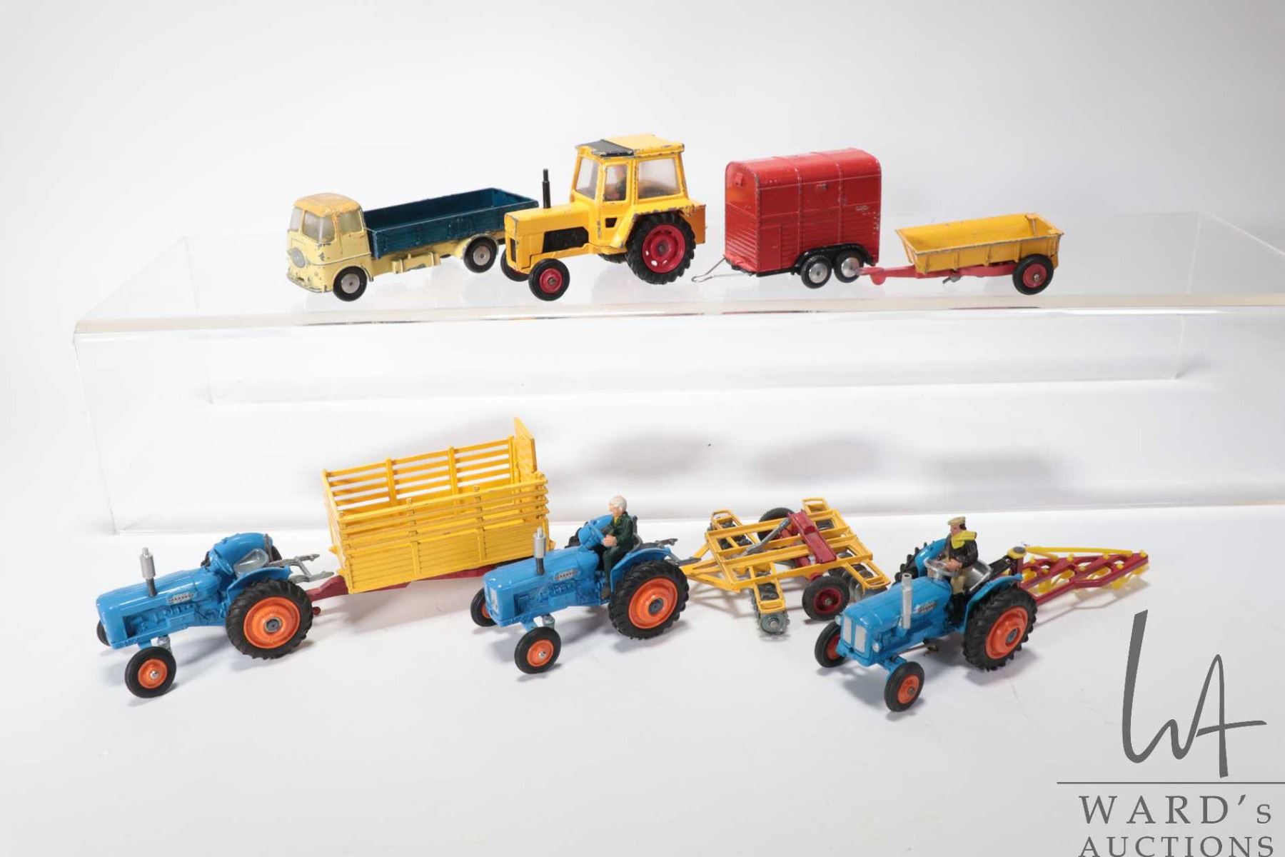 Selection of vintage Corgi's including Fordson tractor w/ disc, Fordson ...