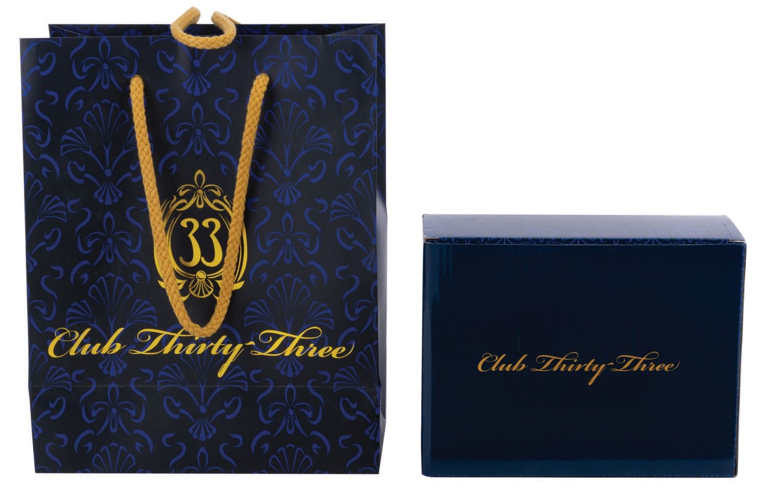 An Exclusive Club 33 Door Ornament.