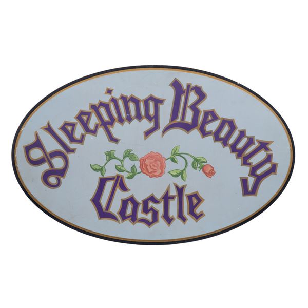A Sleeping Beauty Castle Walkthrough Sign Van Eaton Galleries