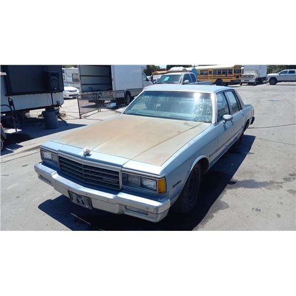 1983 CHEVROLET CAPRICE