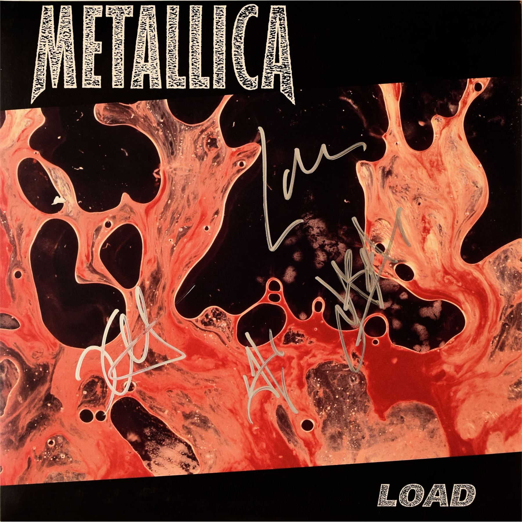 Metallica signed Load album