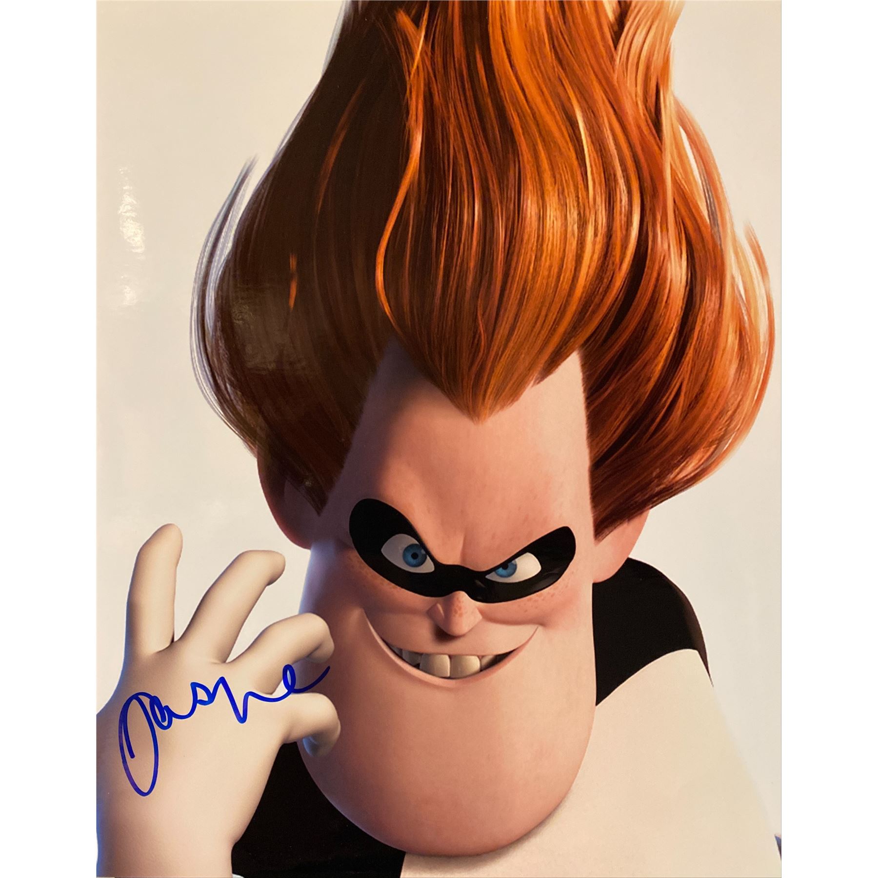 The Incredibles Jason Lee signed movie photo