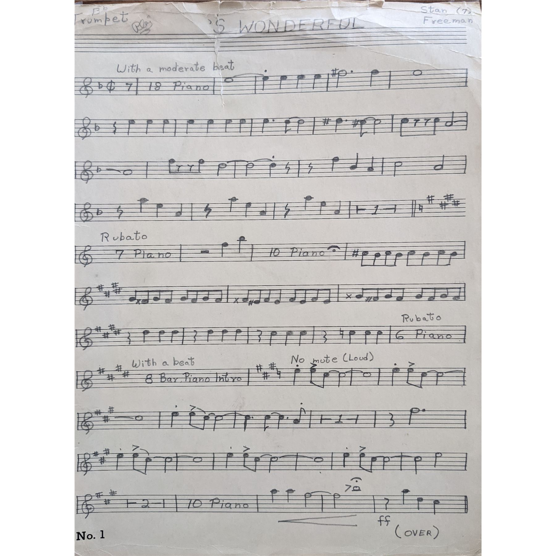Stan Freeman Sheet Music