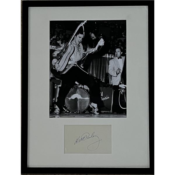 Elvis Presley framed original signature
