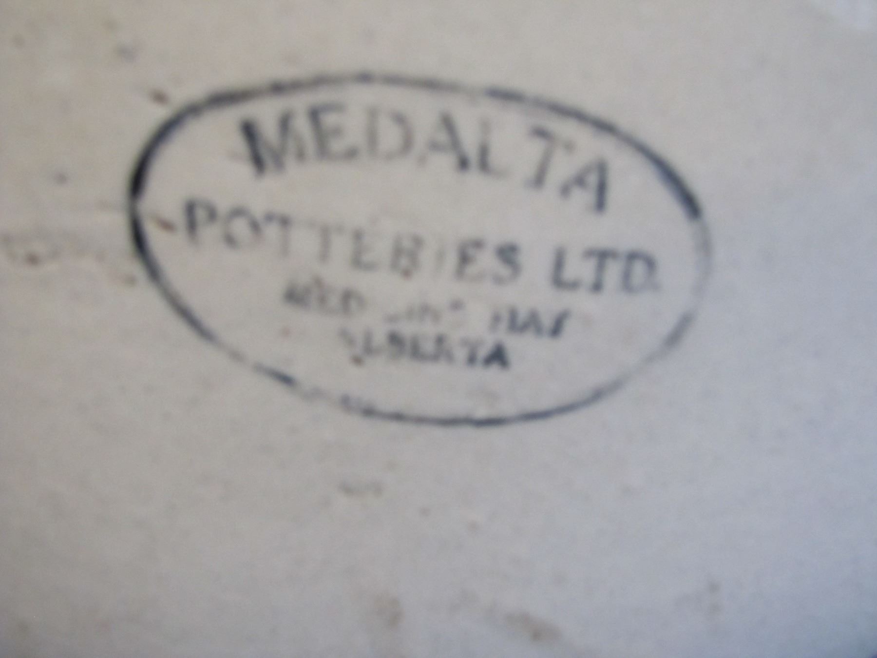 Medalta Potteries stoneware 5 gallon crock