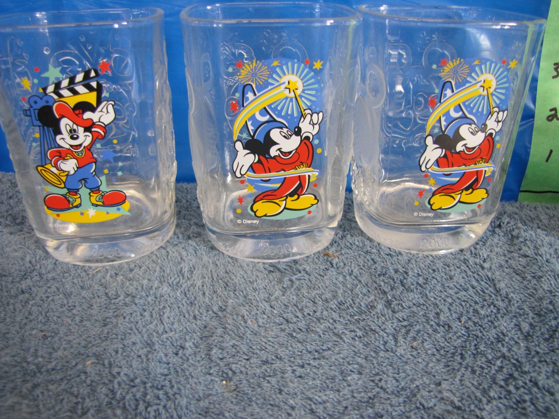 Collection of McDonald's Disney drinking glasses