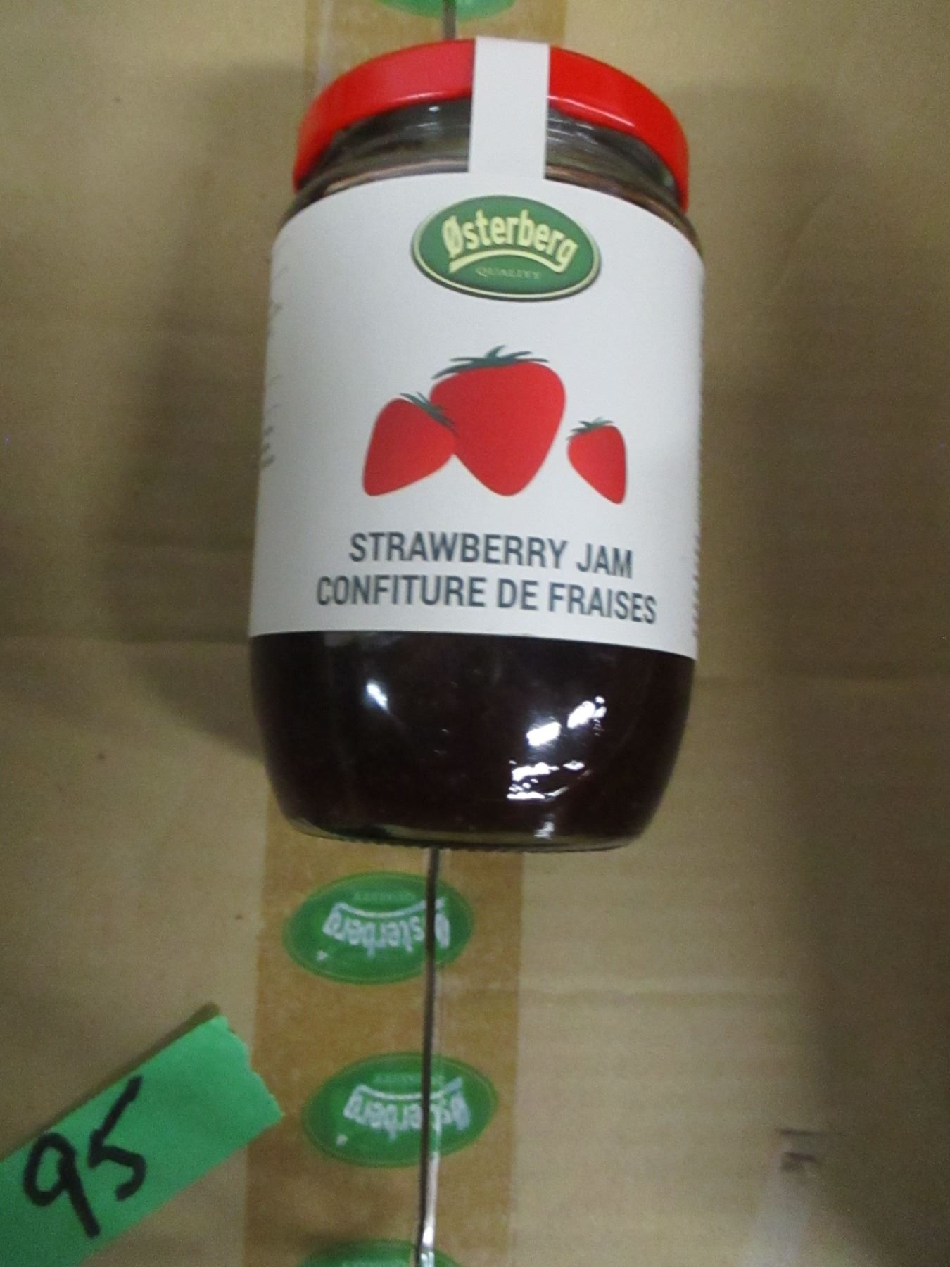 DANISH STRAWBERRY JAM (425G) - PER JAR