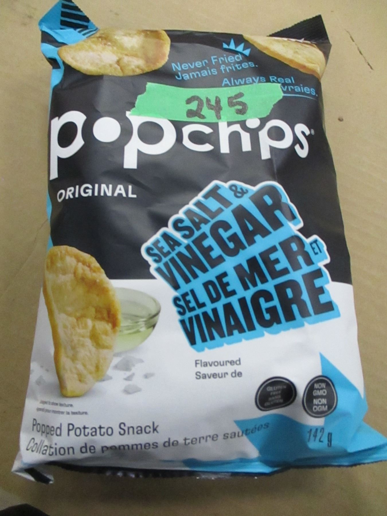 SHELF PULLS (AS IS): ORIGINAL POP CHIPS (142G) - BAG