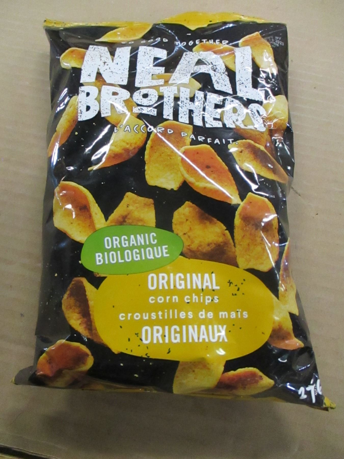 SHELF PULLS (AS IS): NEAL BROS. ORIGINAL CORN CHIPS (276G)