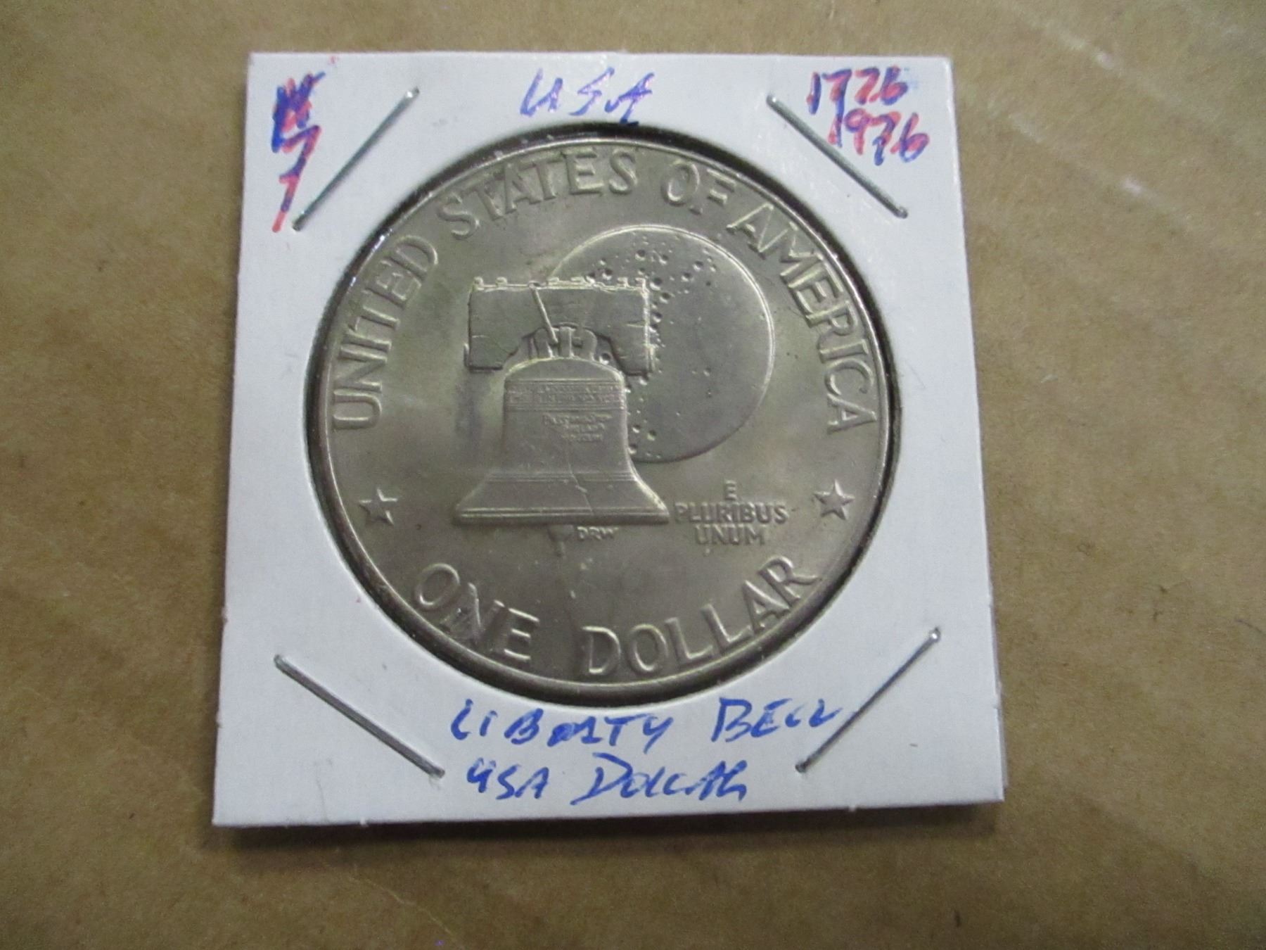 1776 - 1976 USA LIBERTY BELL DOLLAR