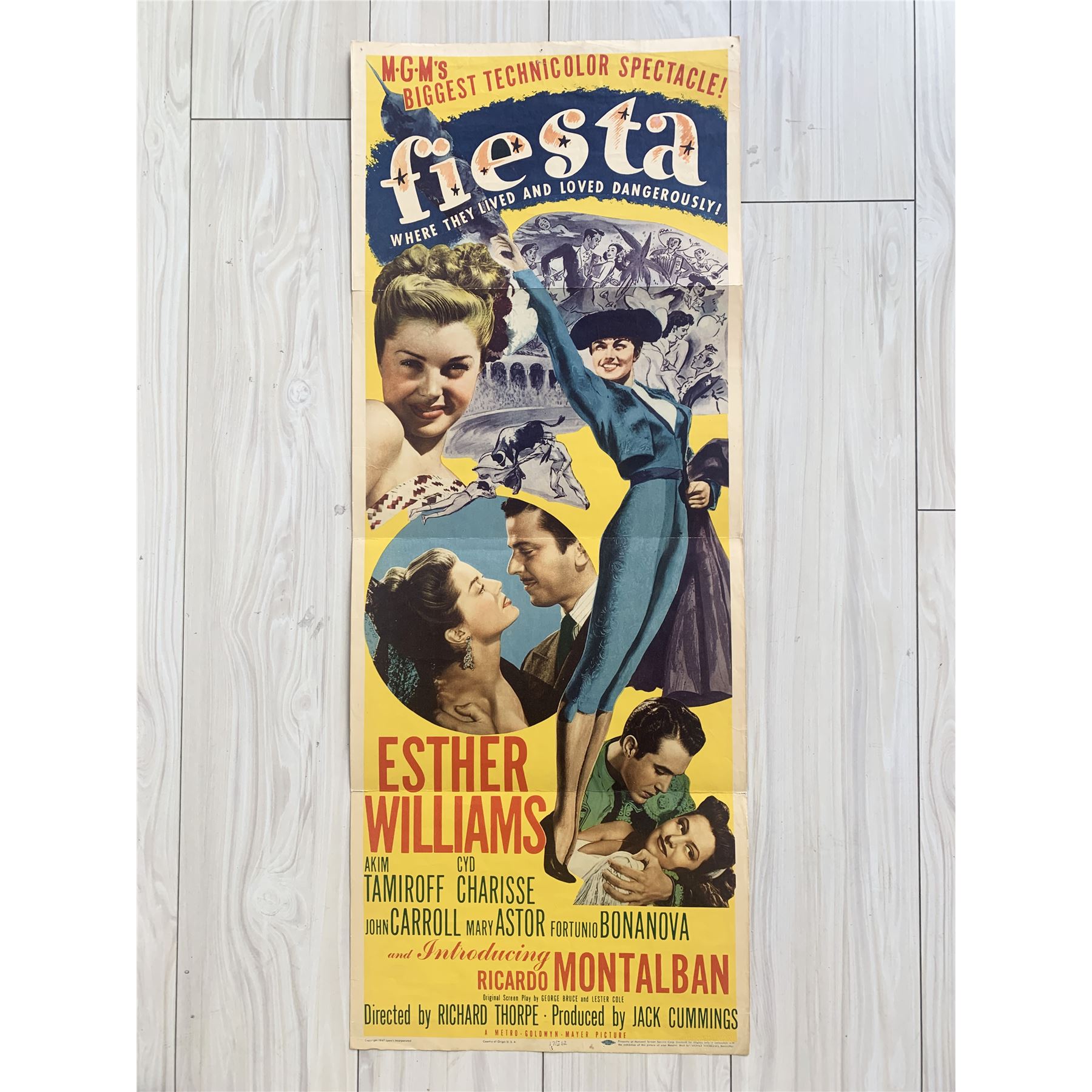 Fiesta original 1947 vintage movie poster