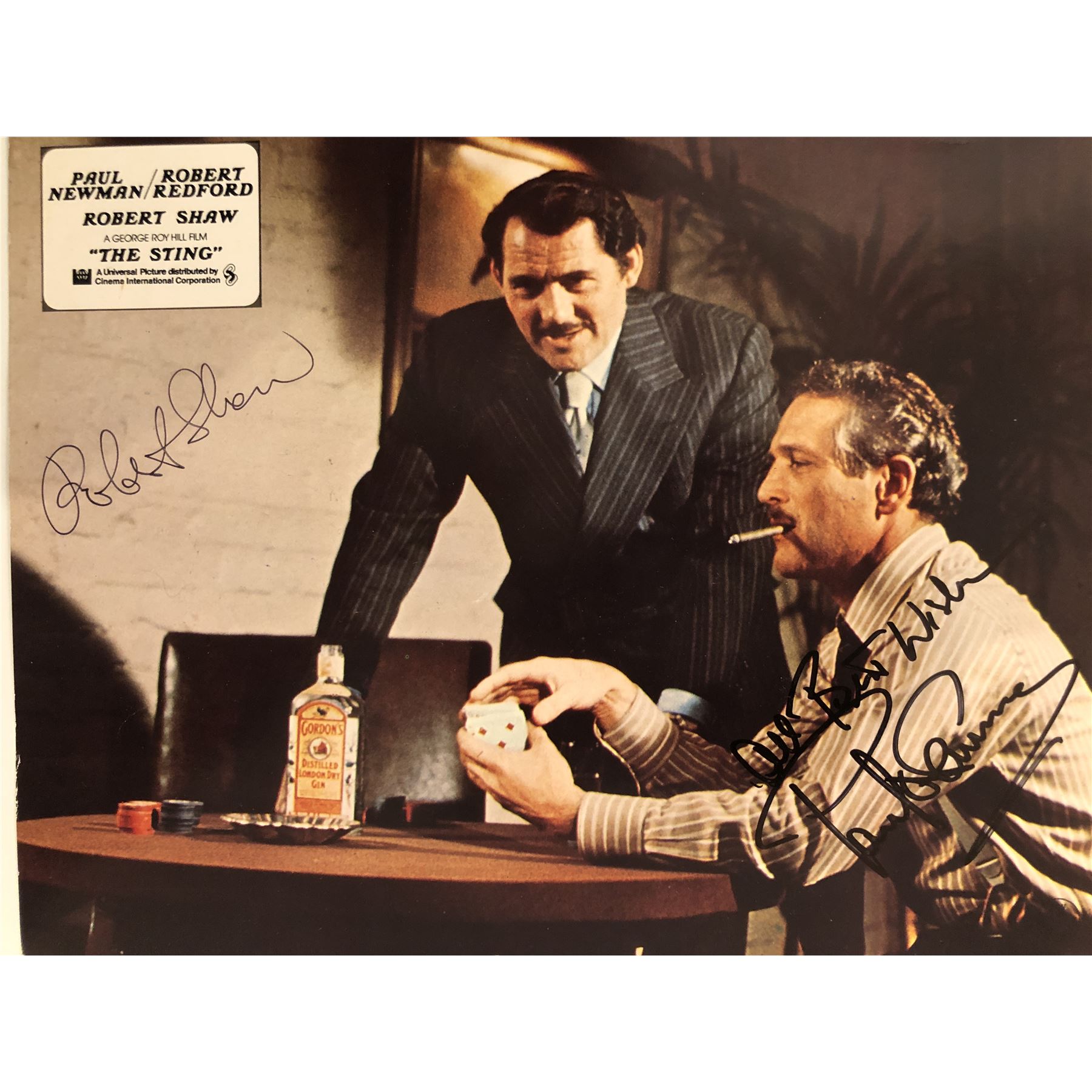 The Sting signed Lobby Card