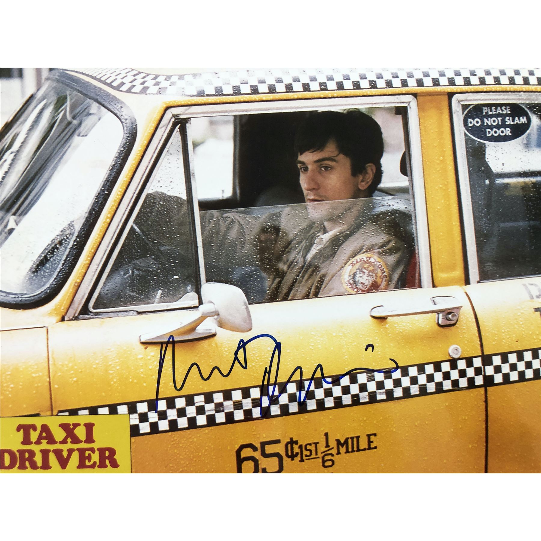 Taxi Driver signed lobby card. GFA Authenticated