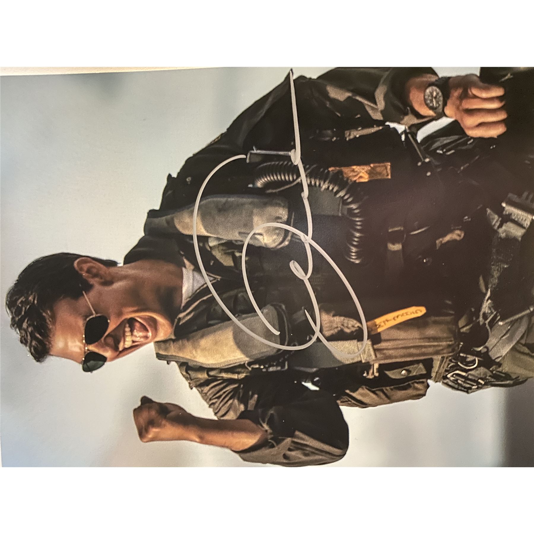 Top Gun Maverick Tom Hanks signed movie photo