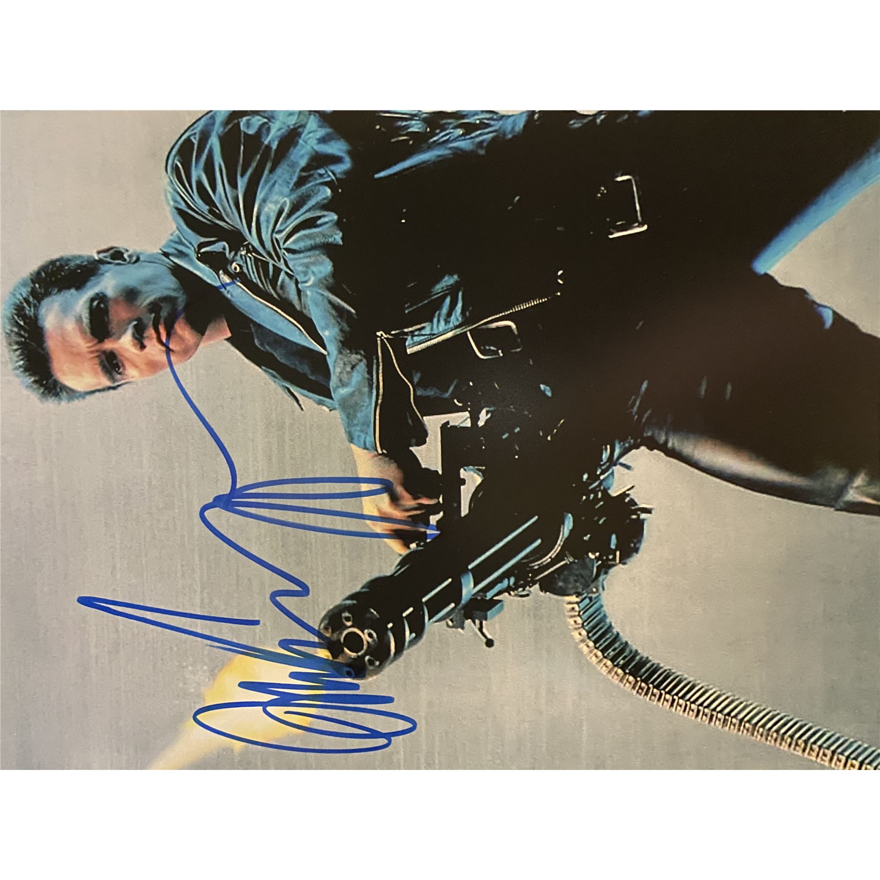 The Terminator Arnold Schwarzenegger signed movie photo