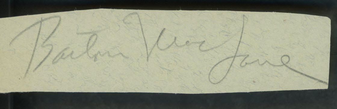 I Dream of Jeannie Barton Maclane original signature