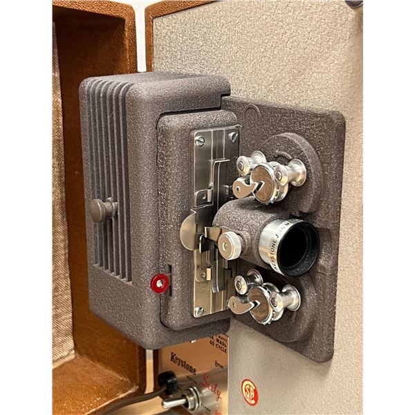 Vintage Keystone K-60 Film Projector 8MM as pictured (approx: 9x7" & 12 ...