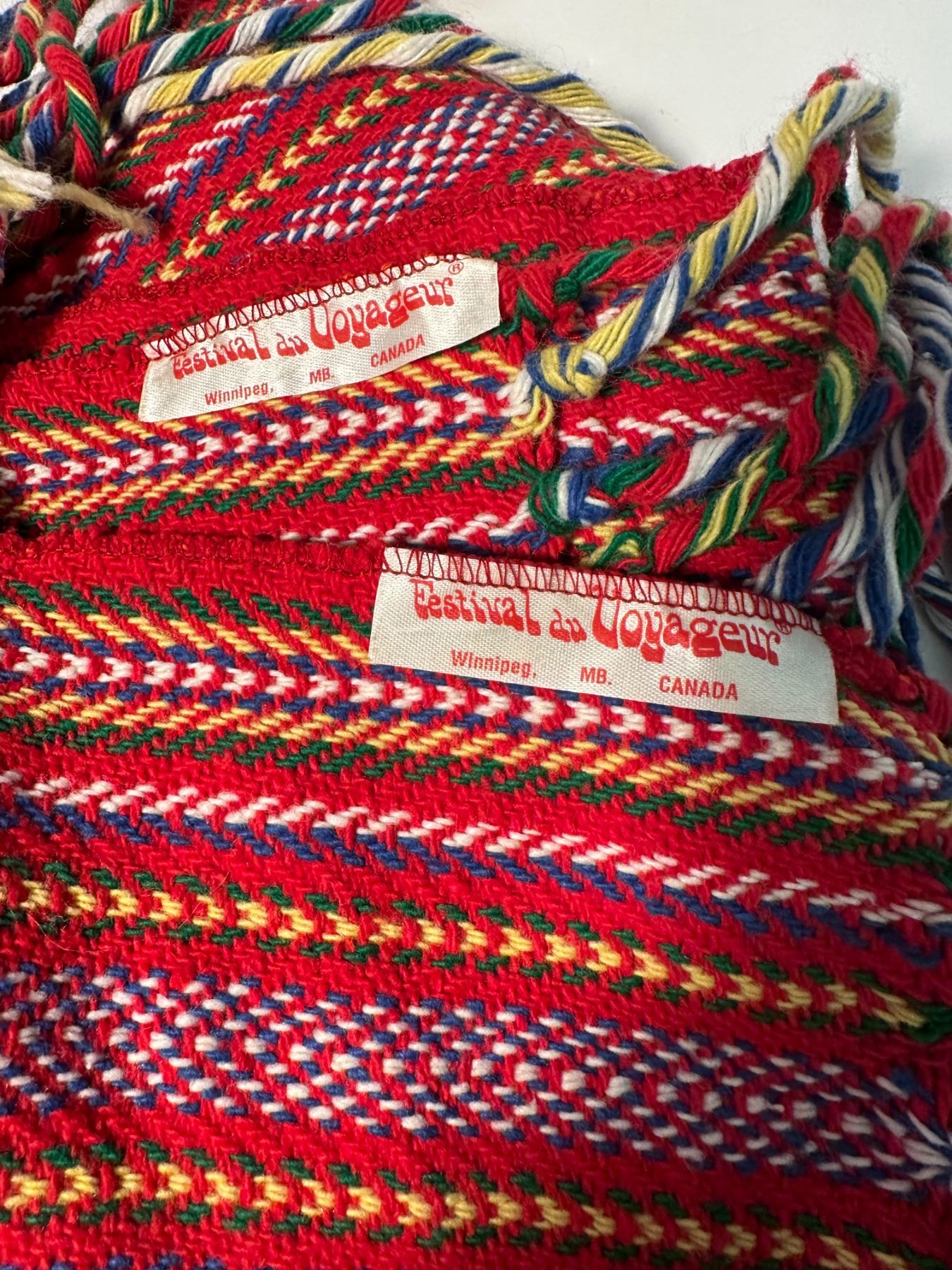 2 Festival Du Voyageur Sashes And Various Beaded Jewelry
