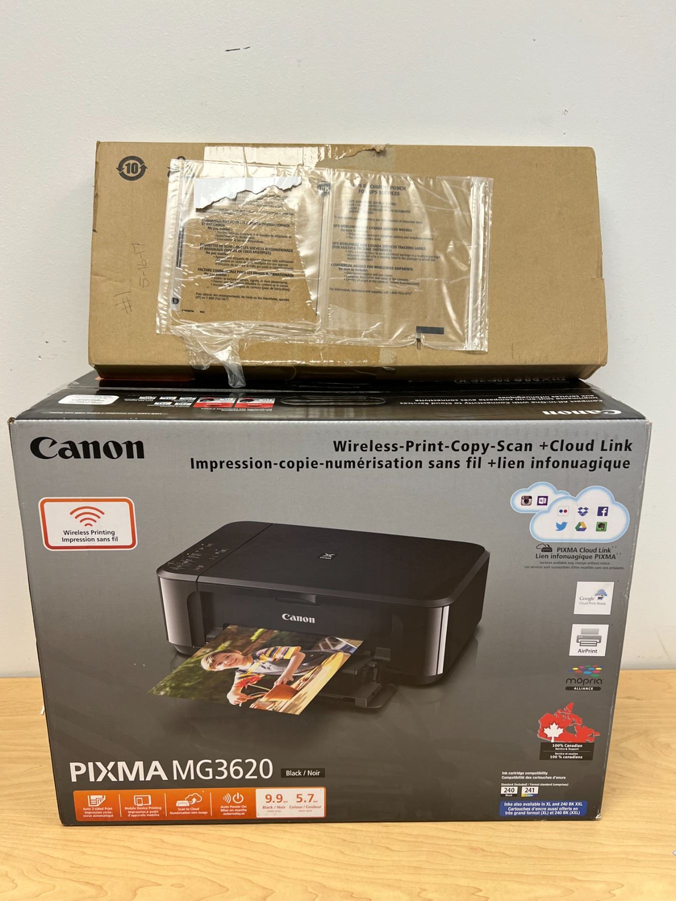 Canon Printer & Lenovo Keyboard - Both look New in box, see pics for ...