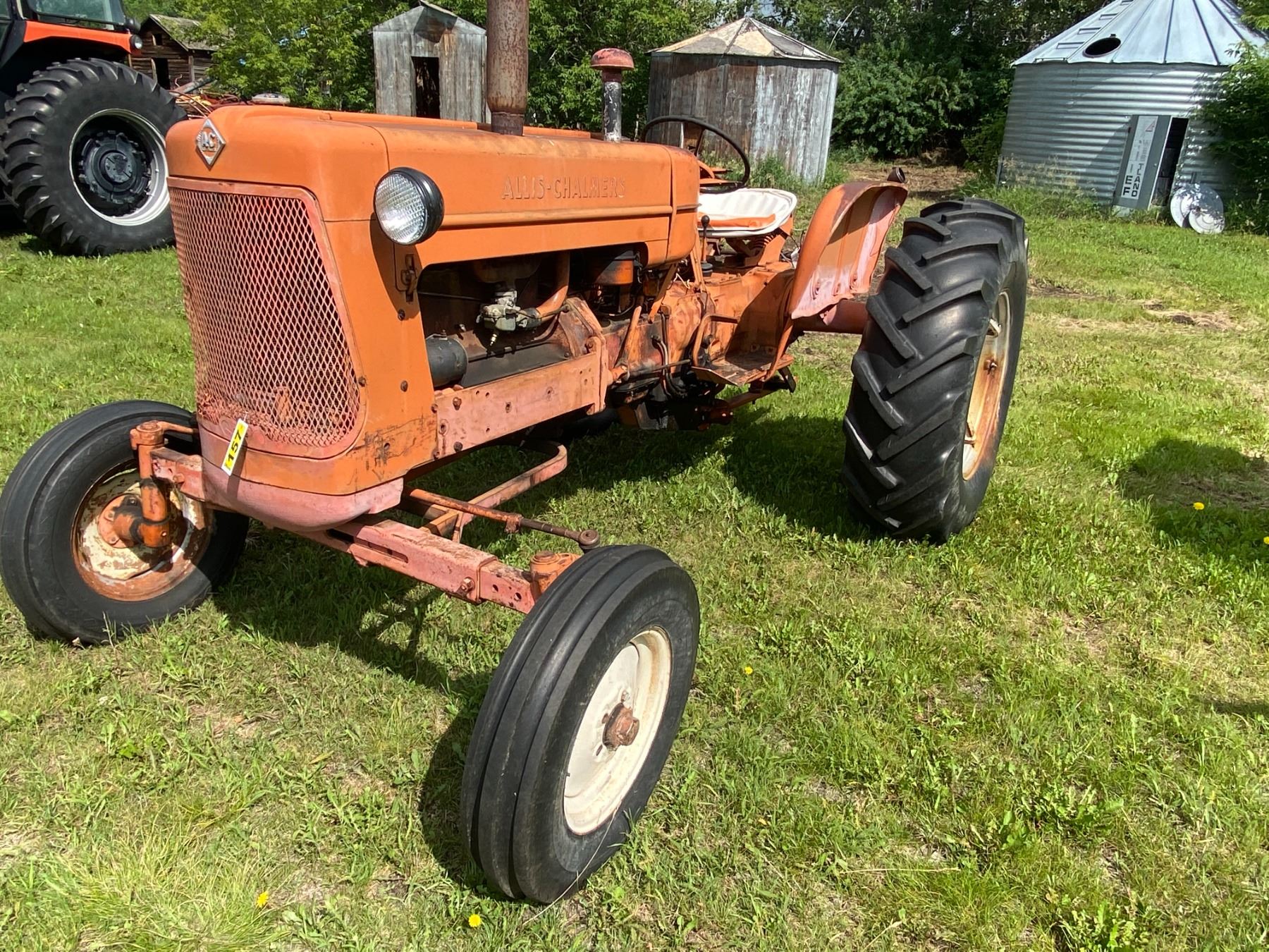 AC D17 Gas Tractor, 2 point, pulley, Runs nice