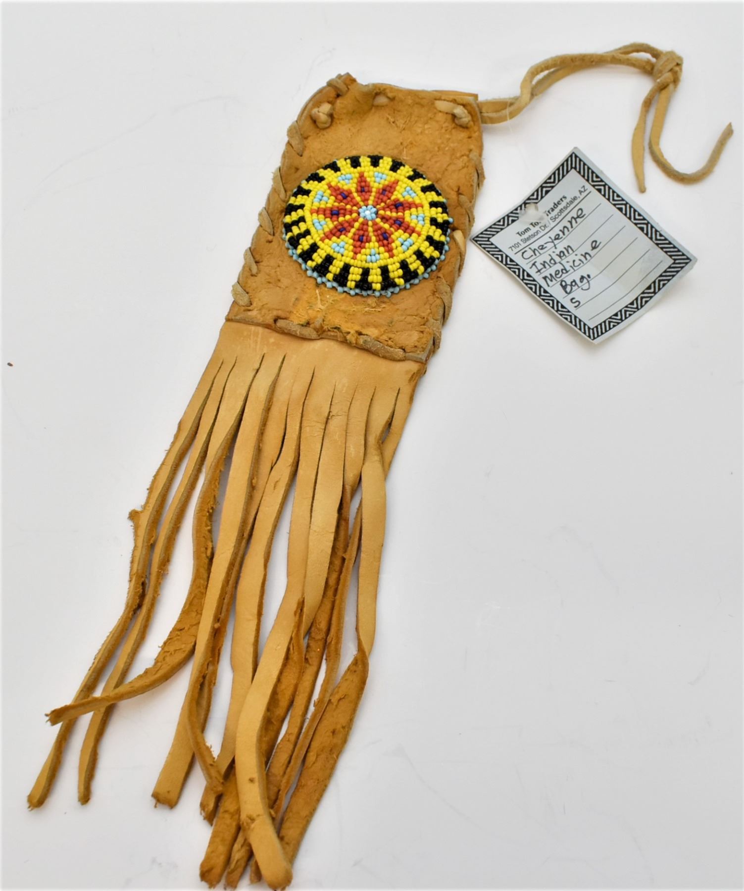 Cheyenne Beaded Leather Medicine Bag